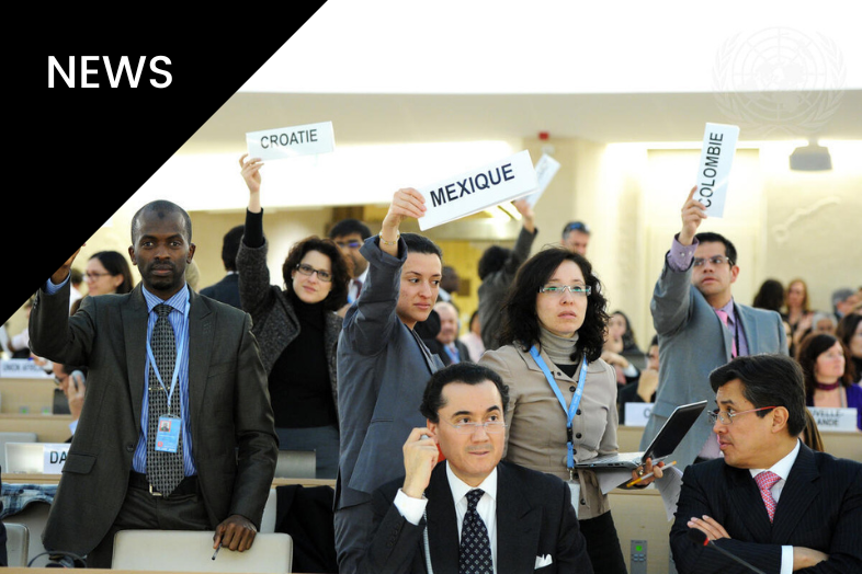 The UN Human Rights Council adopts resolutions that are relevant to the ...